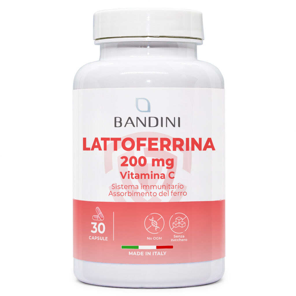 Lactoferrina 30 cápsulas - Bandini - Complementos alimenticios