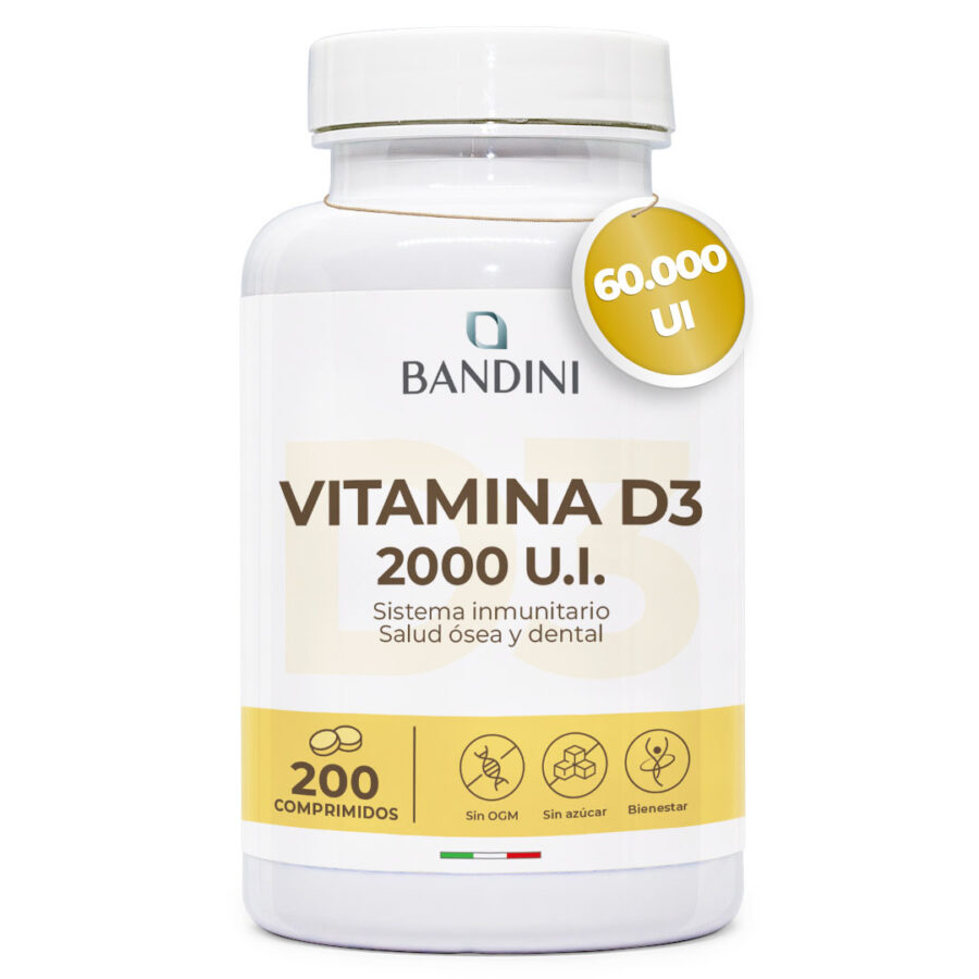Vitamina D3 2000 U.I. - 200 comprimidos